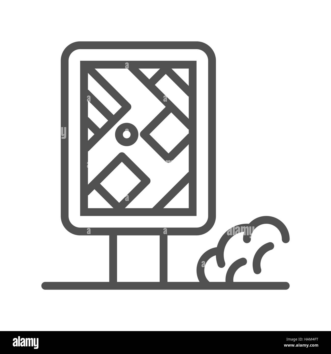 Simplified street map hi-res stock photography and images - Alamy