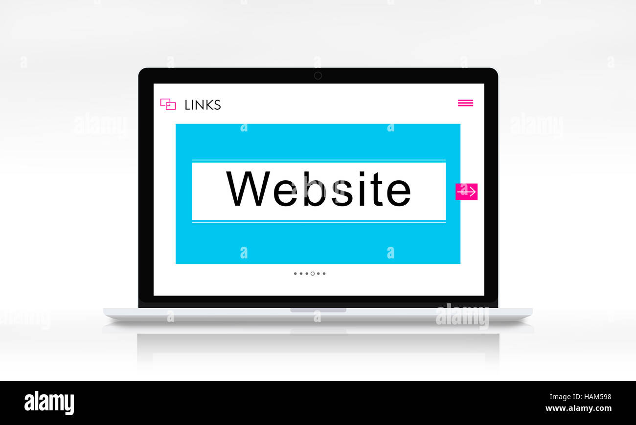 HTTP WWW Website Links Search Box Graphic Concept Stock Photo - Alamy