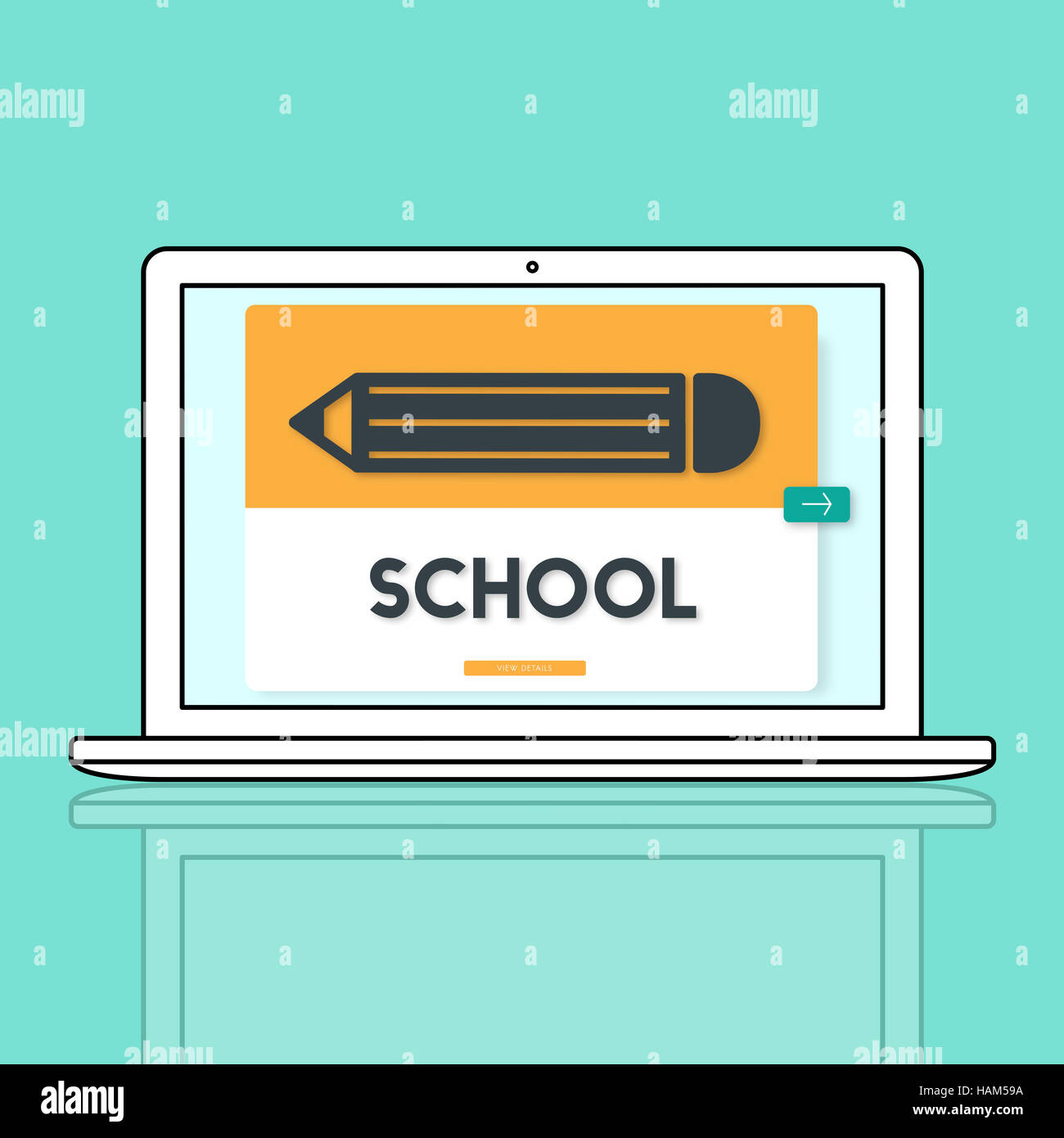 Pencil Education Study Academics Learning Graphic Concept Stock Photo ...
