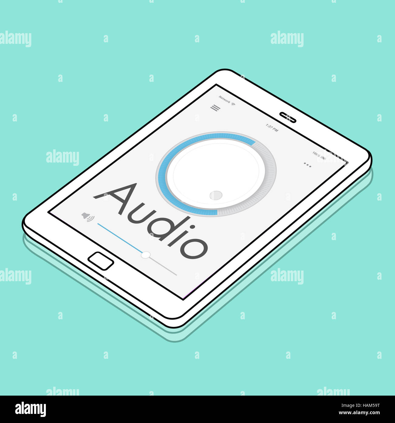 Button Volume Audio Music Sound Graphic Concept Stock Photo - Alamy