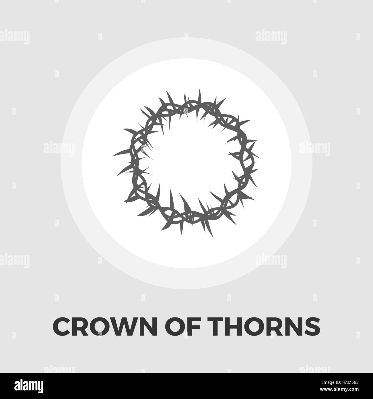 Crown of thorns icon Stock Vector Images - Alamy