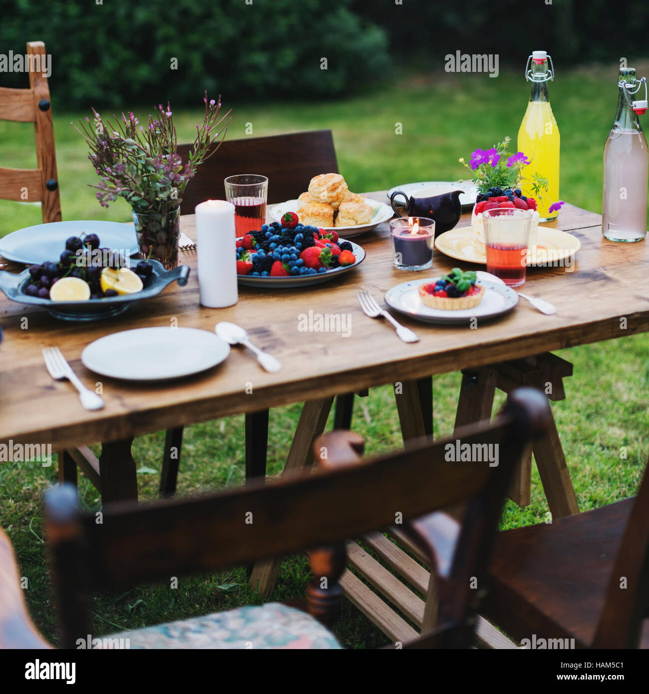 Table Food Lunch Variety Concept Stock Photo - Alamy