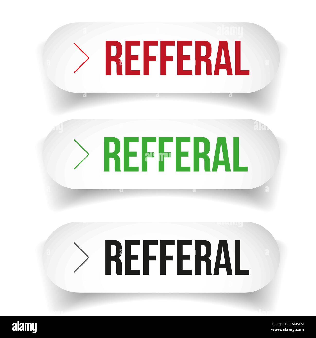 Referral badge Stock Vector Images - Alamy