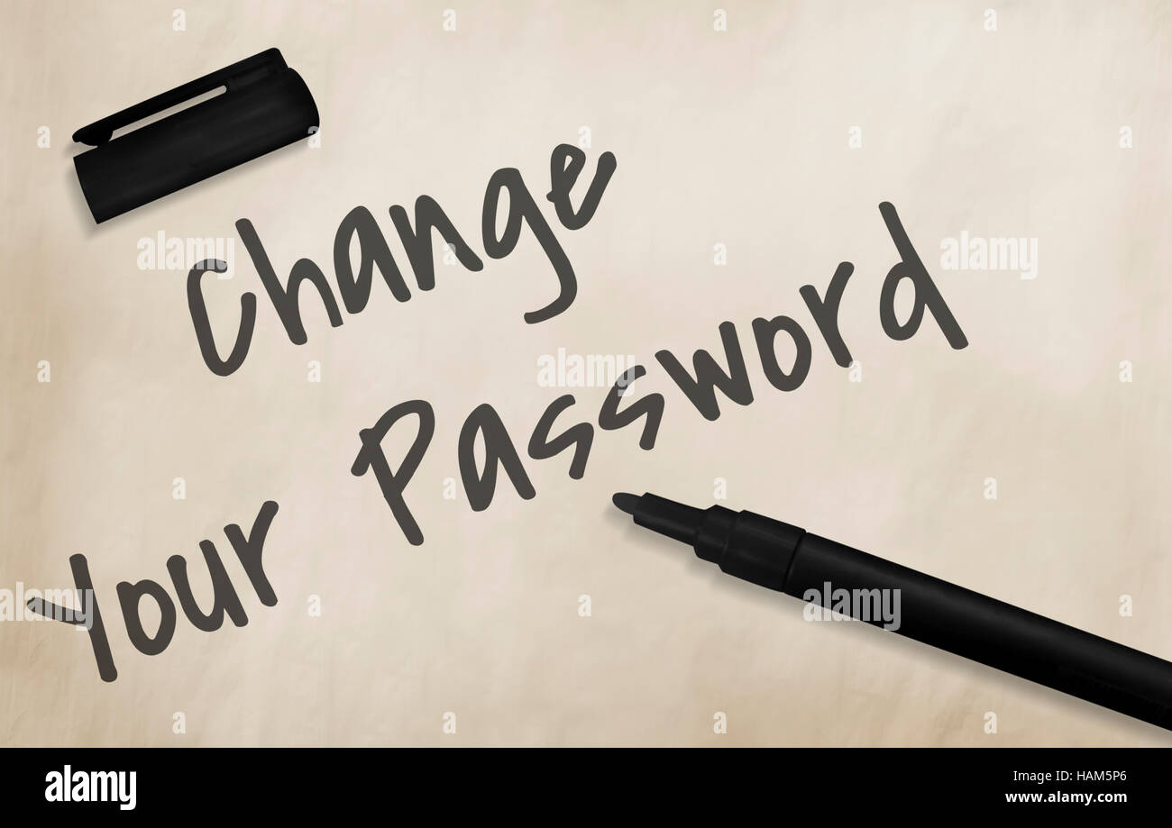 Change password hi-res stock photography and images - Alamy