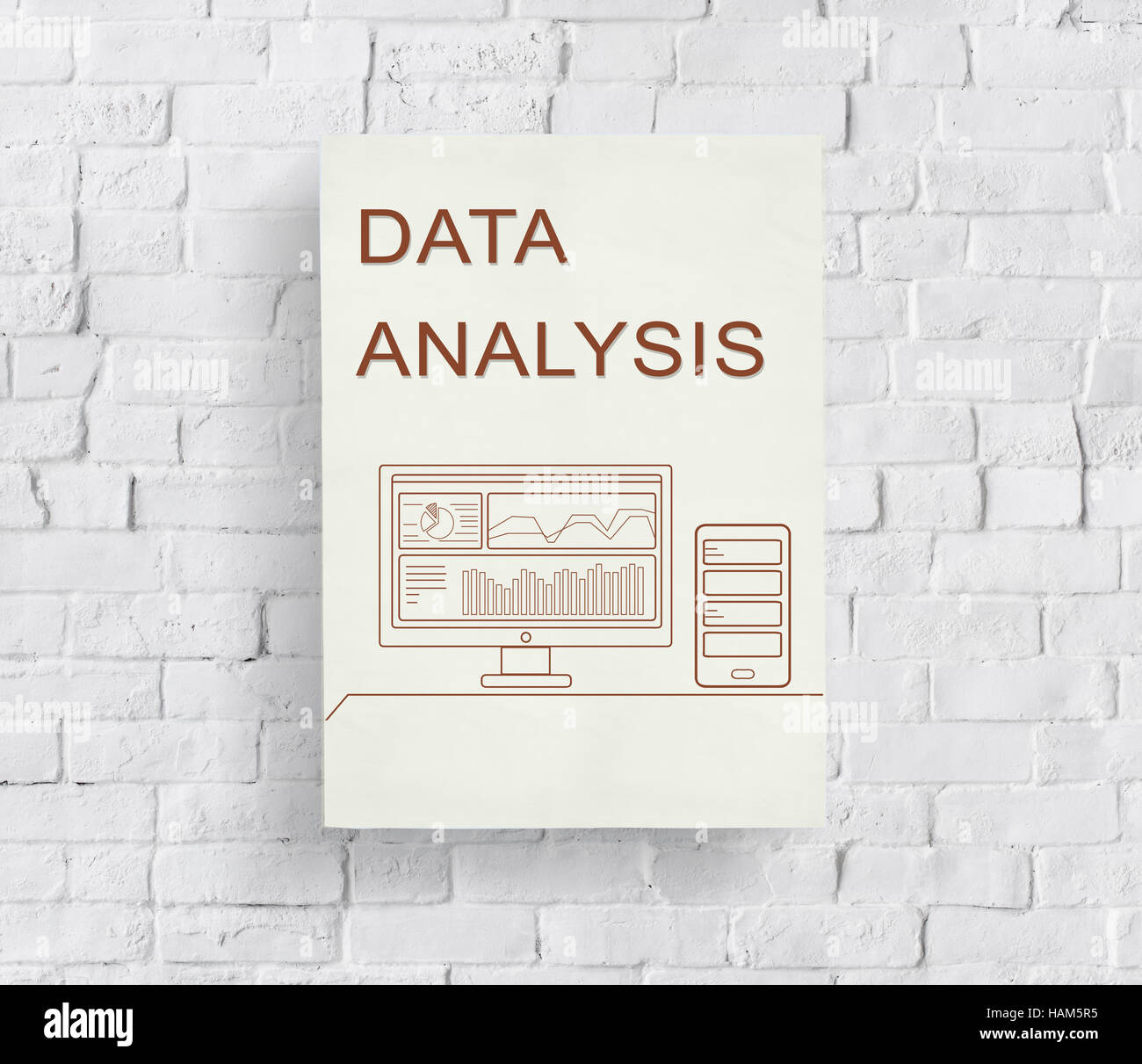 Data Analytics Progress Summary Computer Concept Stock Photo - Alamy