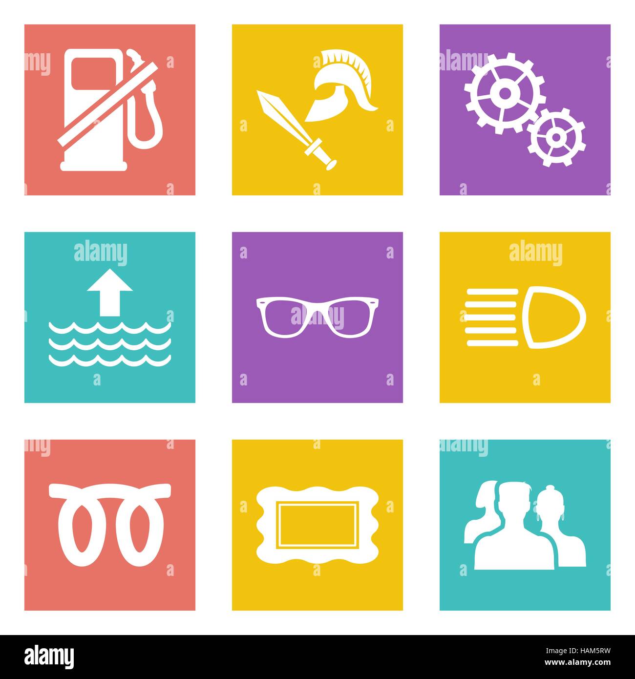 Gas station design history Cut Out Stock Images & Pictures - Alamy