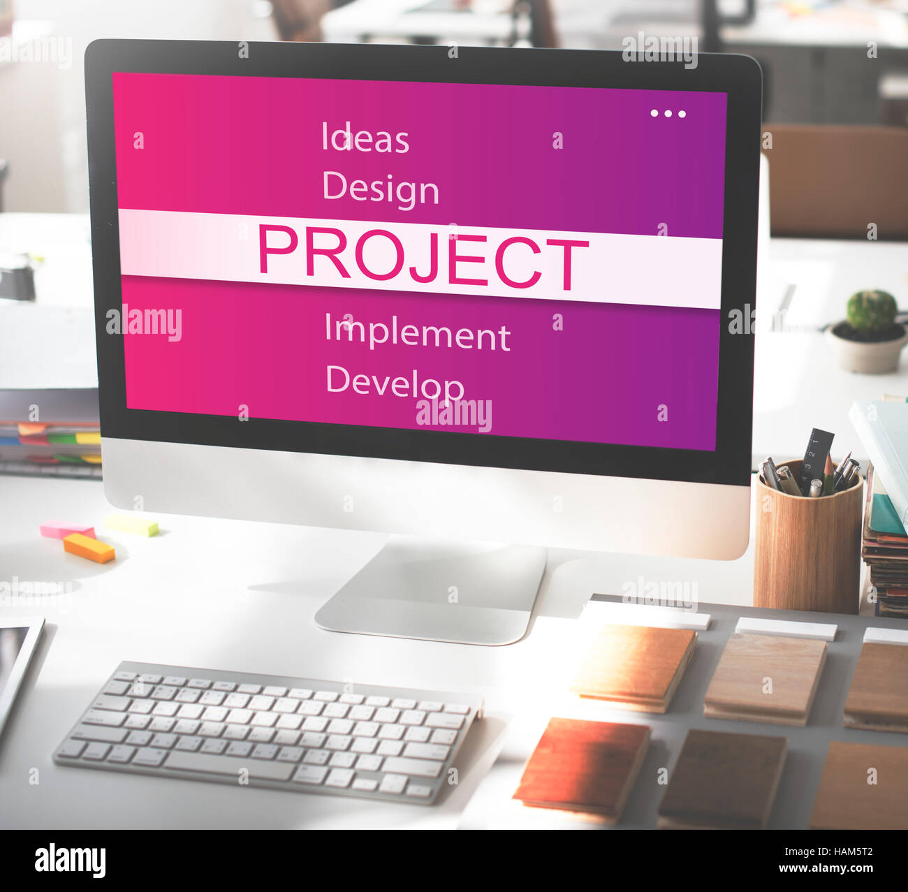 Project Design Implement Development Concept Stock Photo - Alamy