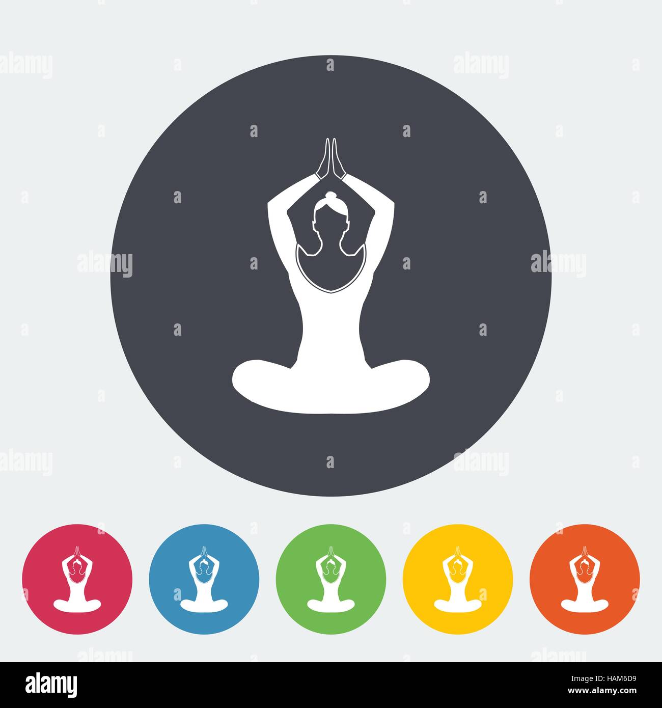 Stretch exercise single Stock Vector Images - Alamy