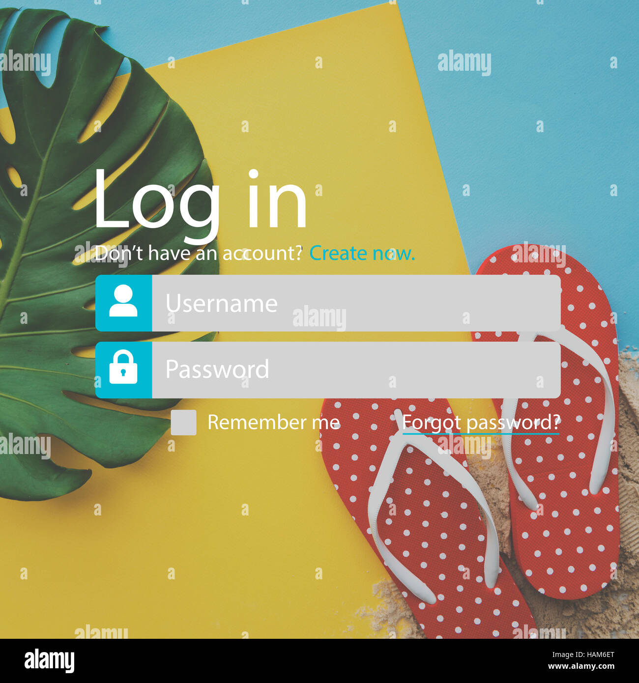 Login Password Username Account Concept Stock Photo - Alamy
