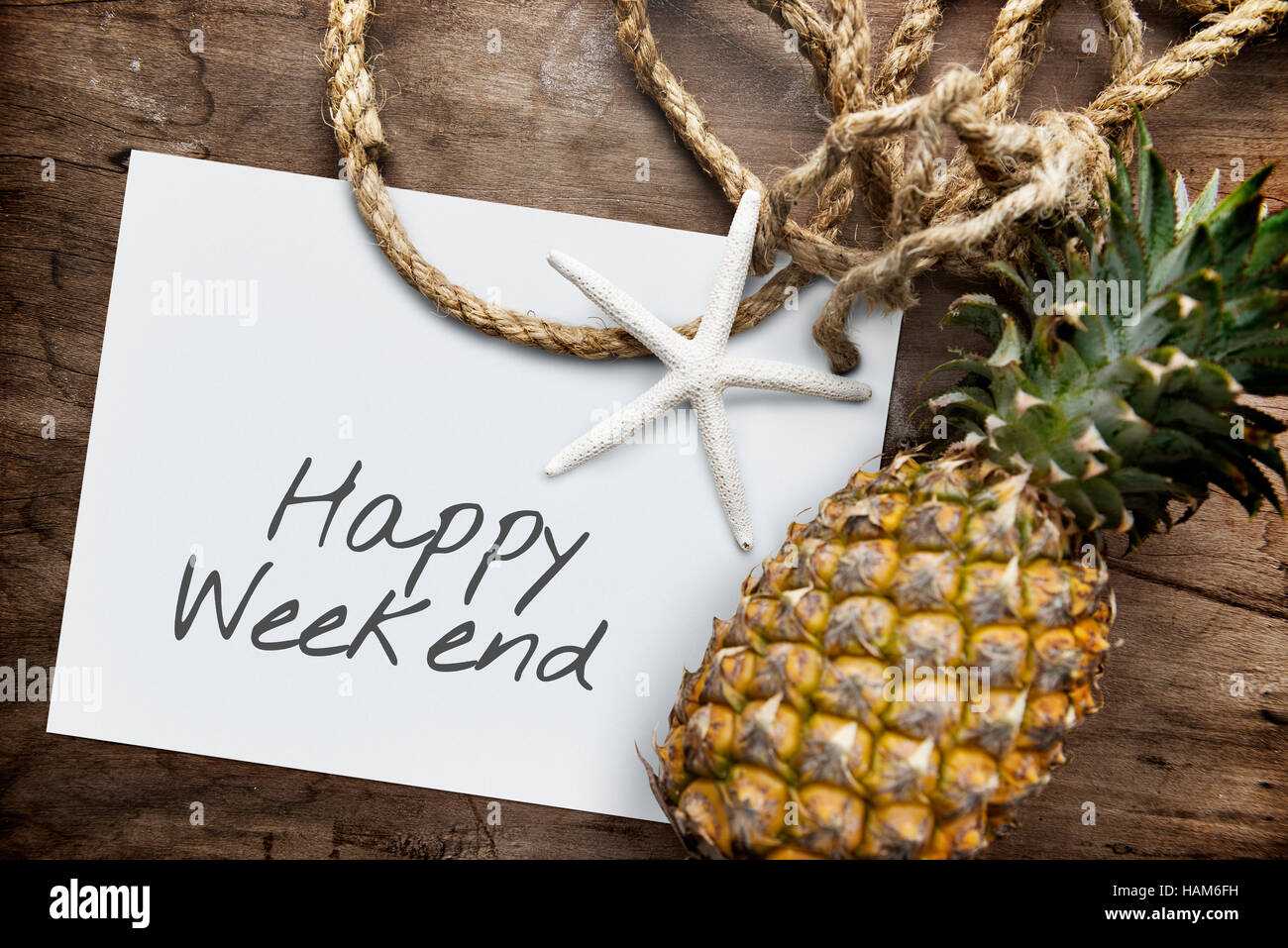 Be Happy Fun Weekends Concept Stock Photo - Alamy