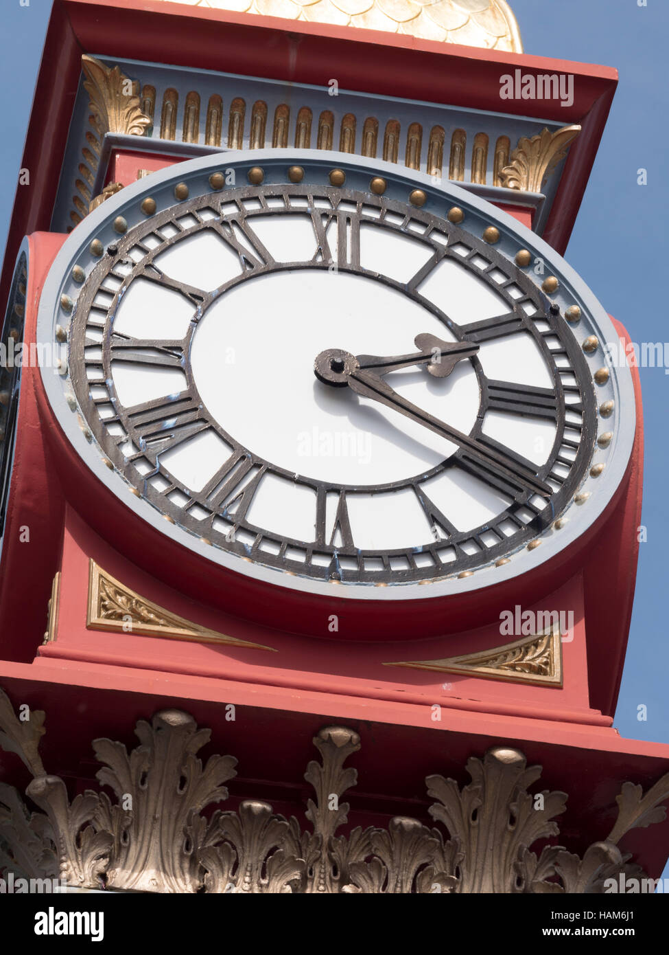 Clock face of the Queen Victoria Jubilee clock tower, Esplanade ...