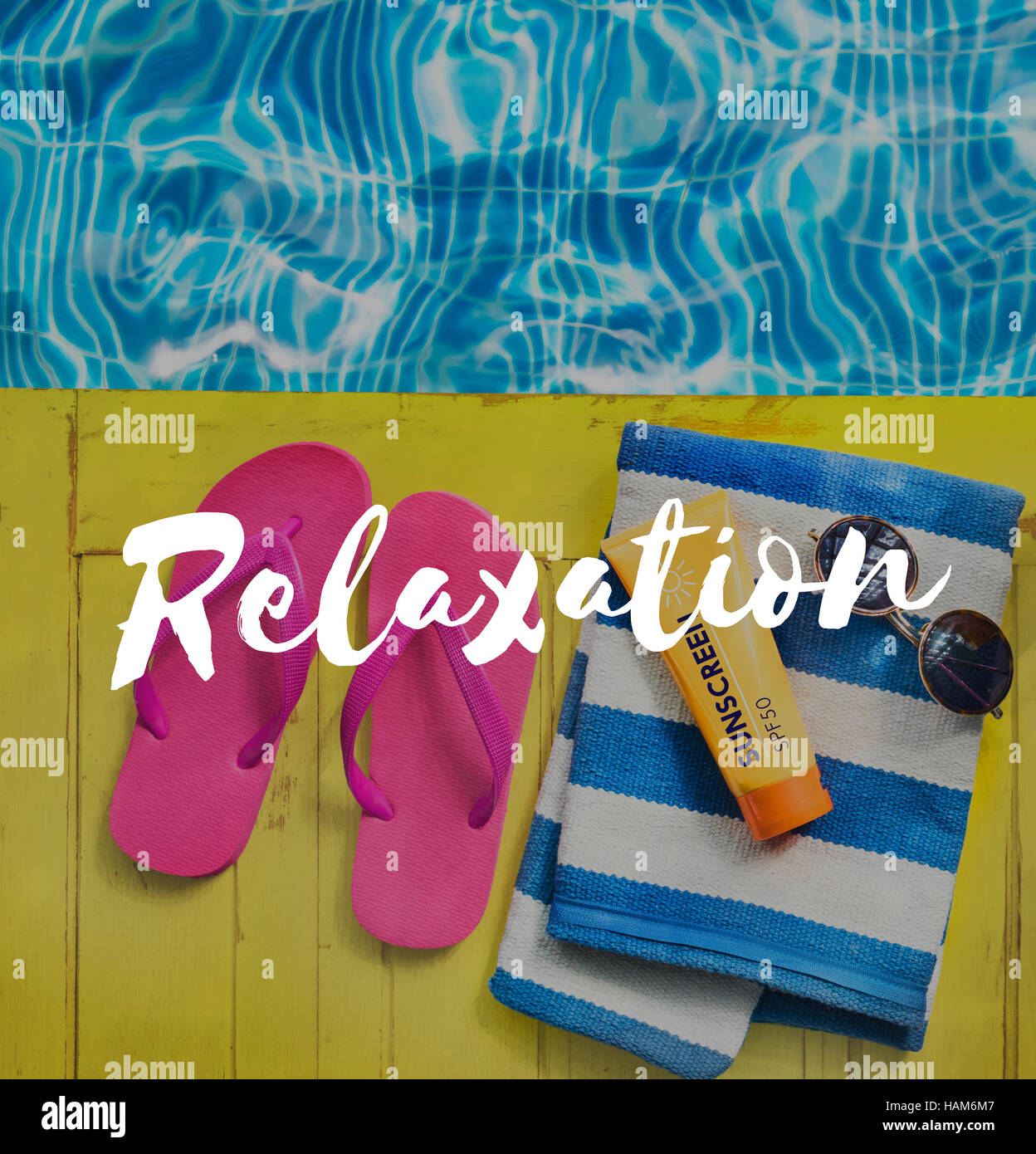 Freedon Summer Fun Relaxation Concept Stock Photo - Alamy
