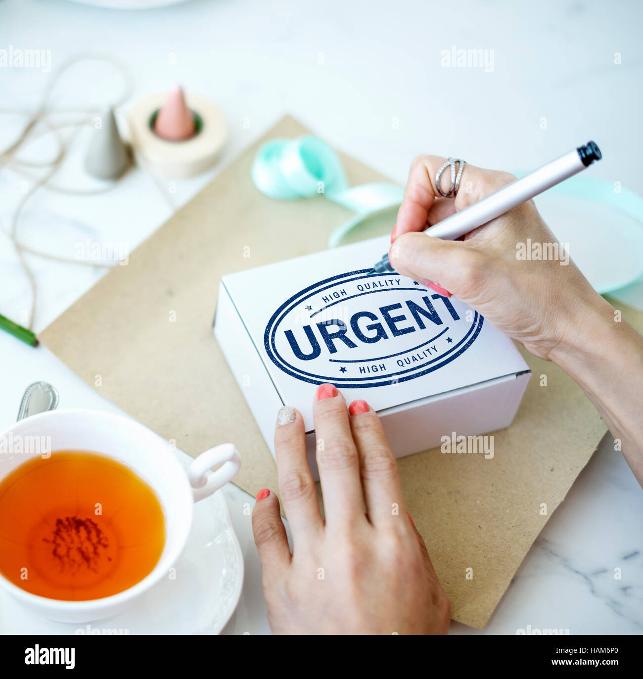 Urgent Important Priority Stamp Word Concept Stock Photo - Alamy