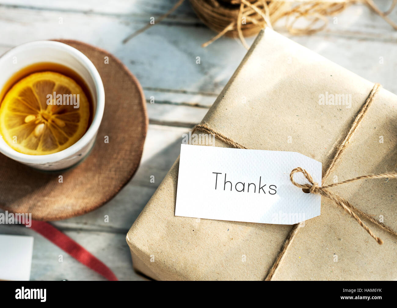 Message Label Tag Card Present Gift Concept Stock Photo - Alamy
