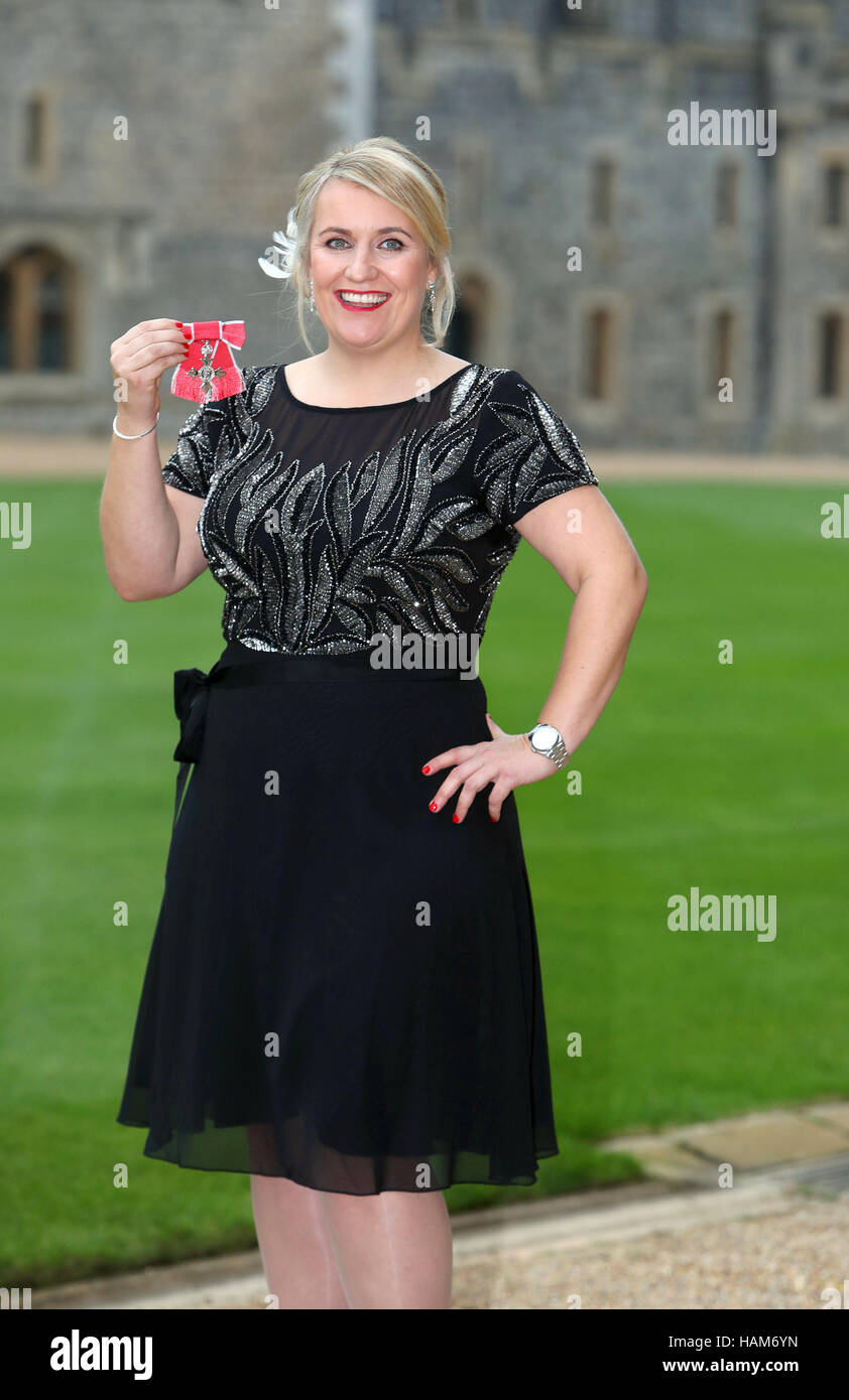 Emma Hayes, manager of Chelsea Ladies football team, after being made ...