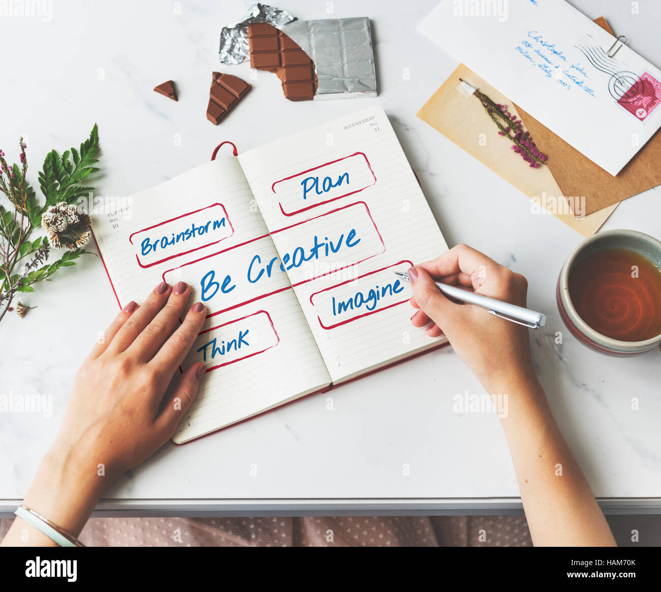 Be Creative Fresh Ideas Inspire Concept Stock Photo - Alamy