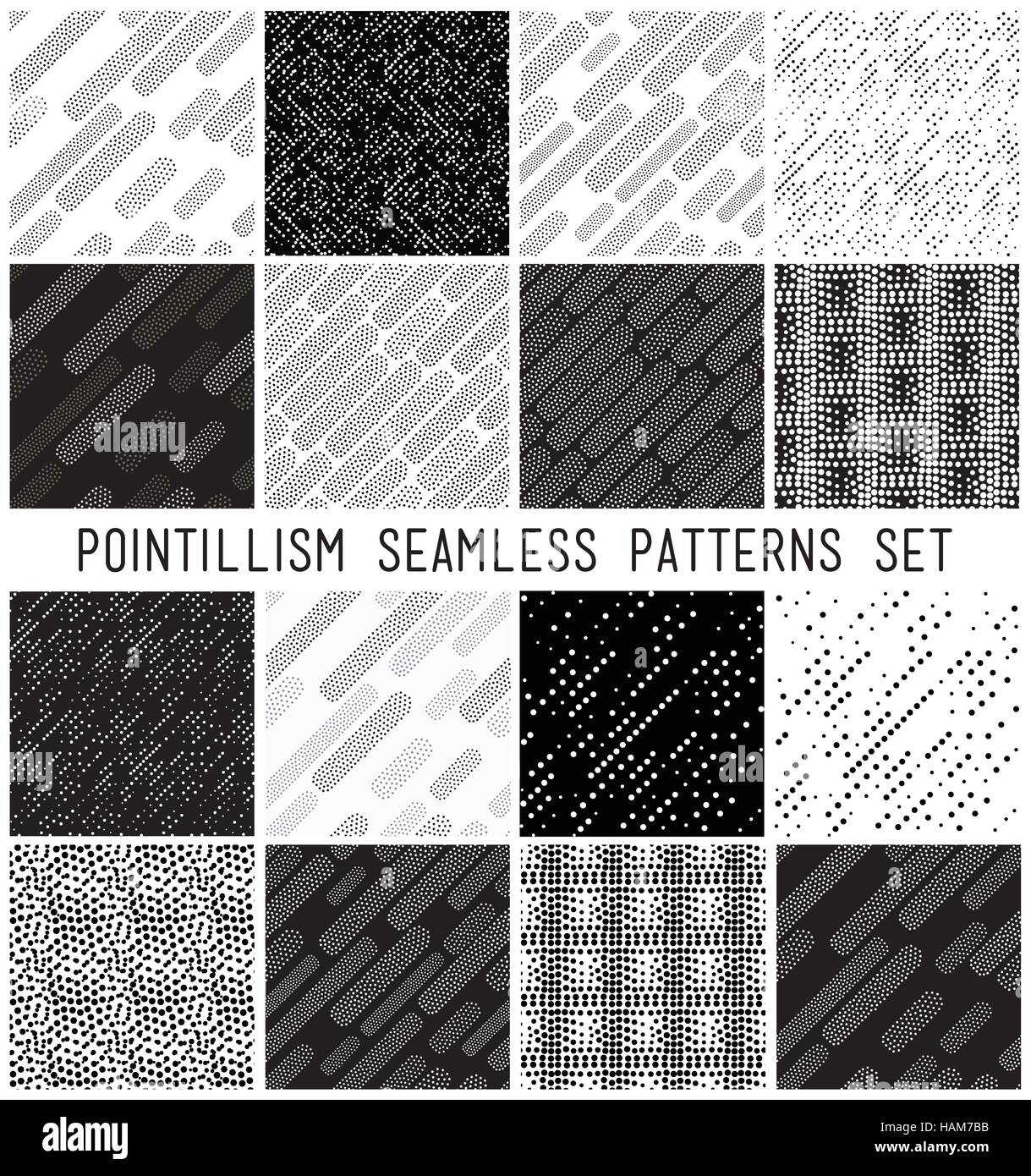 Vector lineal geometric seamless patterns set Stock Vector Image & Art ...
