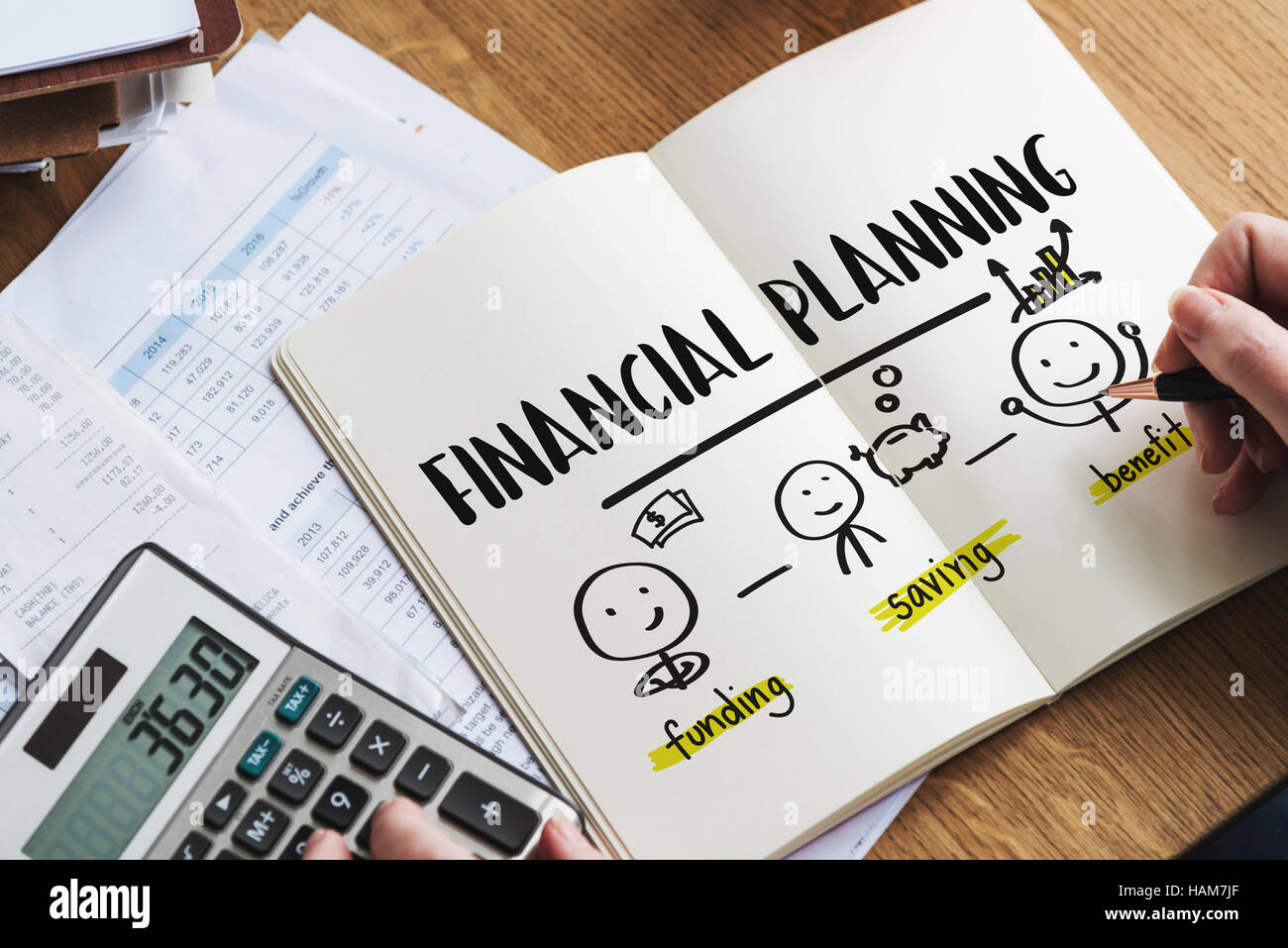 Financial Transaction Planning Accountin Income Investment Concept ...