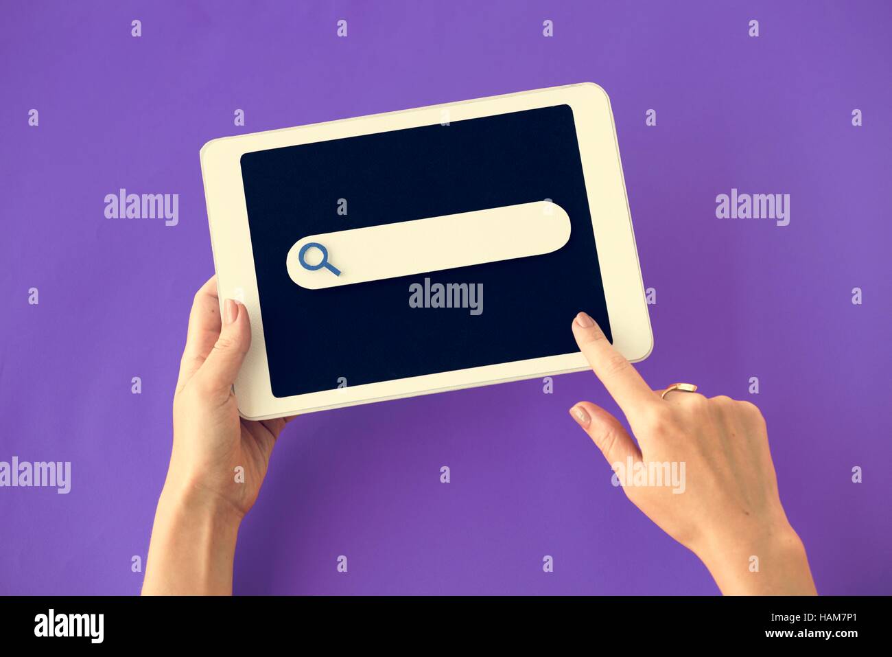 Tablet Digital Device Information Technology Concept Stock Photo - Alamy