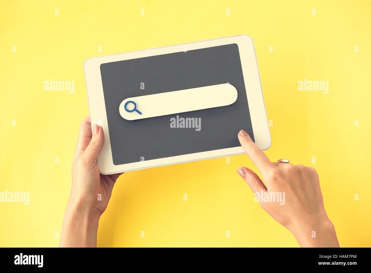 Tablet Digital Device Information Technology Concept Stock Photo - Alamy