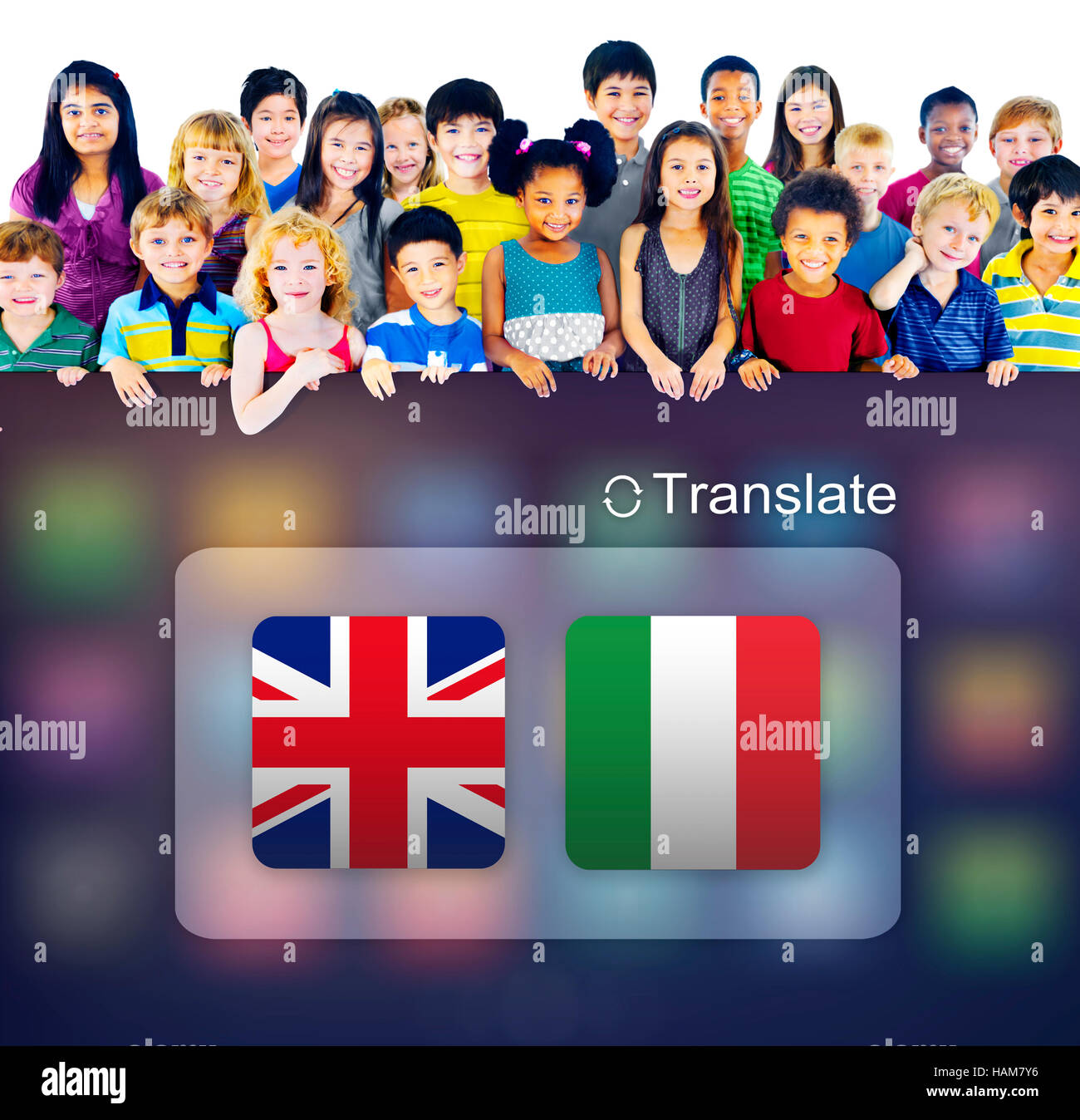 Foreign education banner hi-res stock photography and images - Alamy