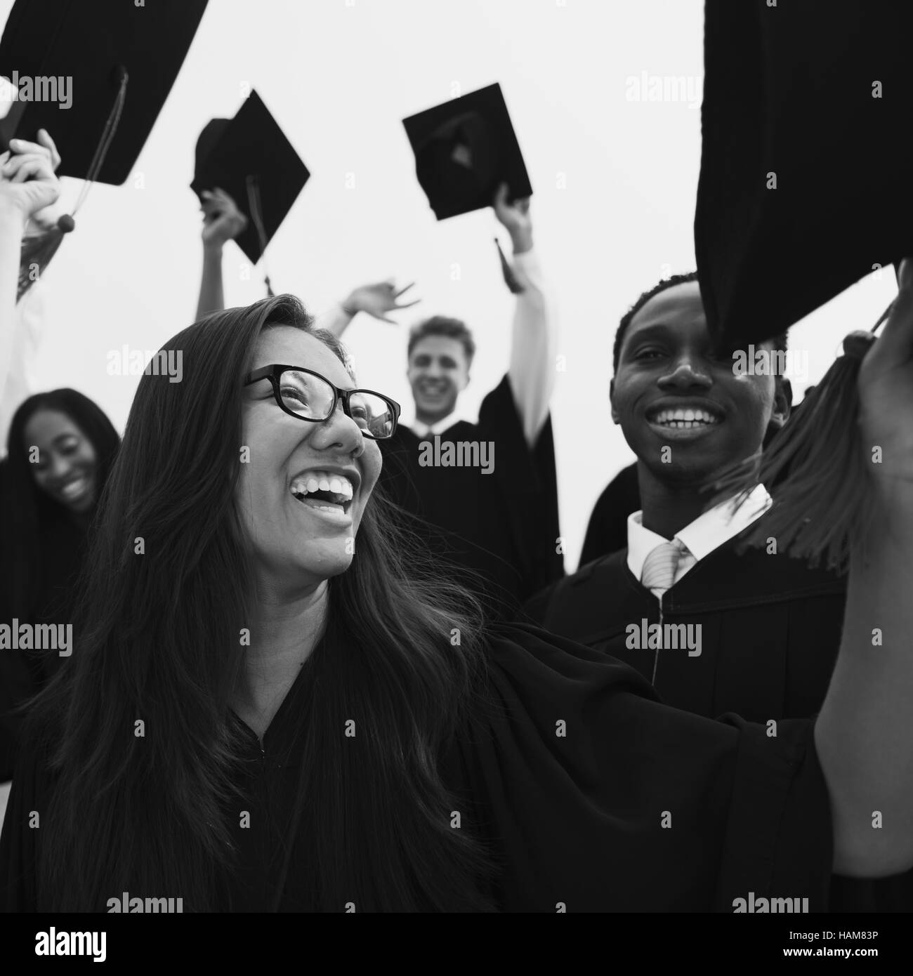 Graduation Achievement Student School College Concept Stock Photo - Alamy