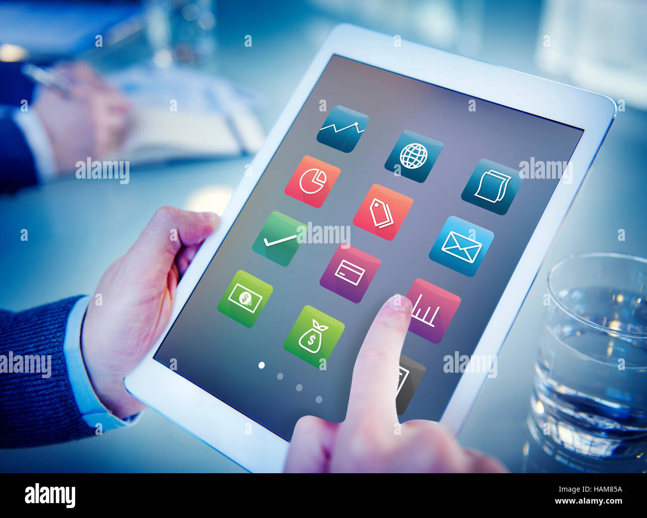 Business Banking Online Payment Financial Transaction Concept Stock ...