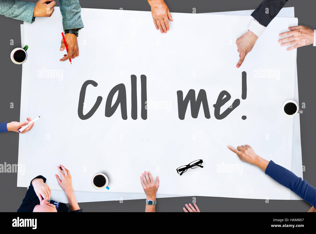 Contact Us Question Customer Service Support Concept Stock Photo - Alamy