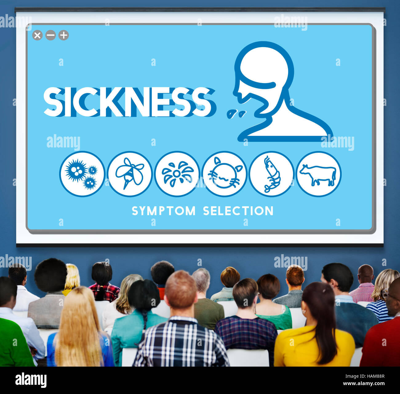 Sickness Allergy Disorder Sickness Healthcare Concept Stock Photo - Alamy