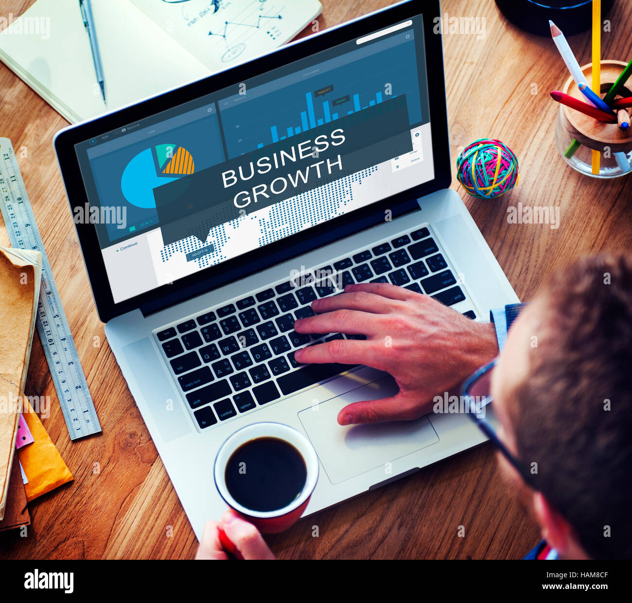 Accounting Analysis Business Graphic Success Concept Stock Photo - Alamy