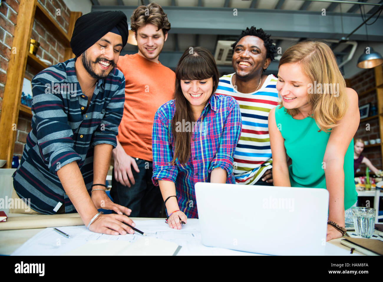 Ideas Creativity Planning Office Working Cafe Concept Stock Photo - Alamy