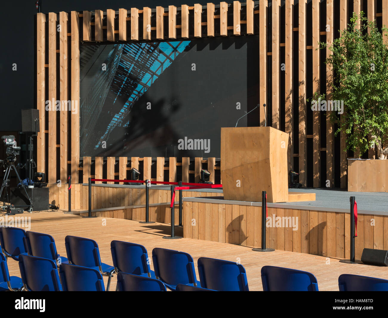 International Empty Conference Room Ready for Audience Stock Photo - Alamy