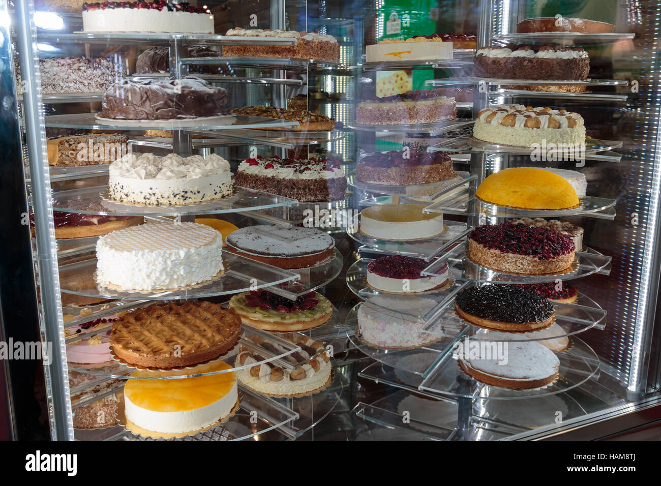 Cheesecake Display High Resolution Stock Photography and Images - Alamy