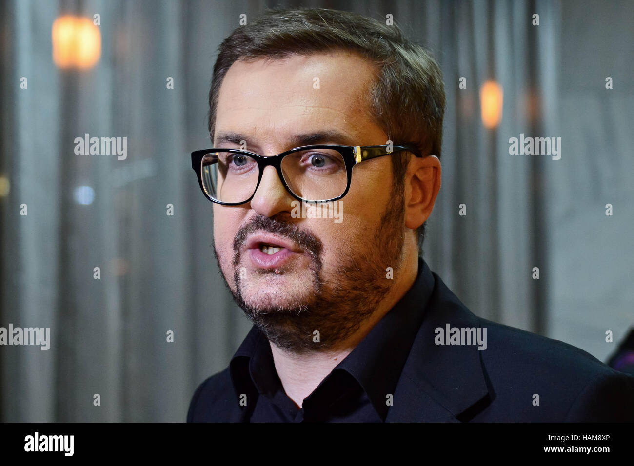 Kiev, Ukraine. 01st Dec, 2016. Ukrainian singer, participant of ...