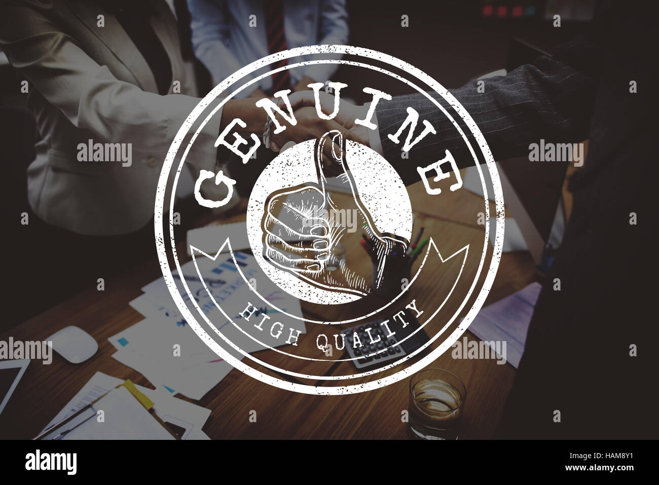 High Quality Guarantee Badge Logo Premium Concept Stock Photo - Alamy