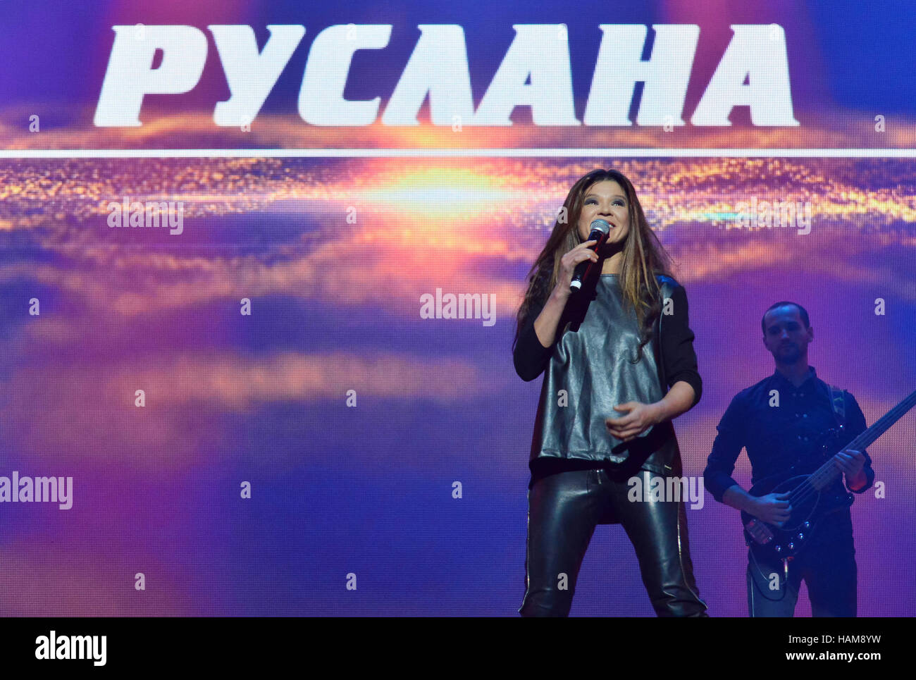 Kiev, Ukraine. 01st Dec, 2016. Ukrainian singer, winner of Eurovision ...