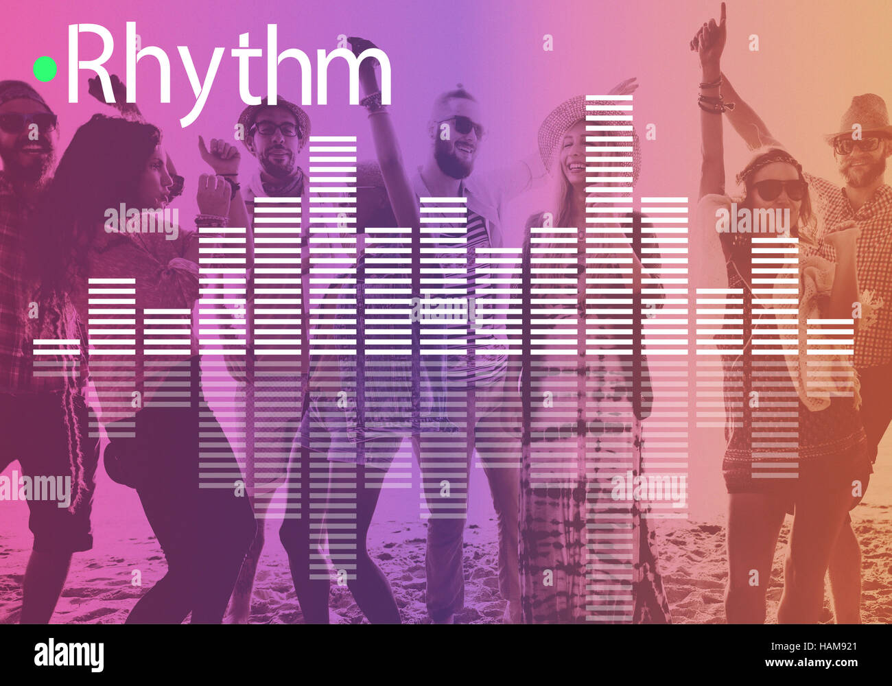 Music Audio Melody Wave Graphic Concept Stock Photo - Alamy