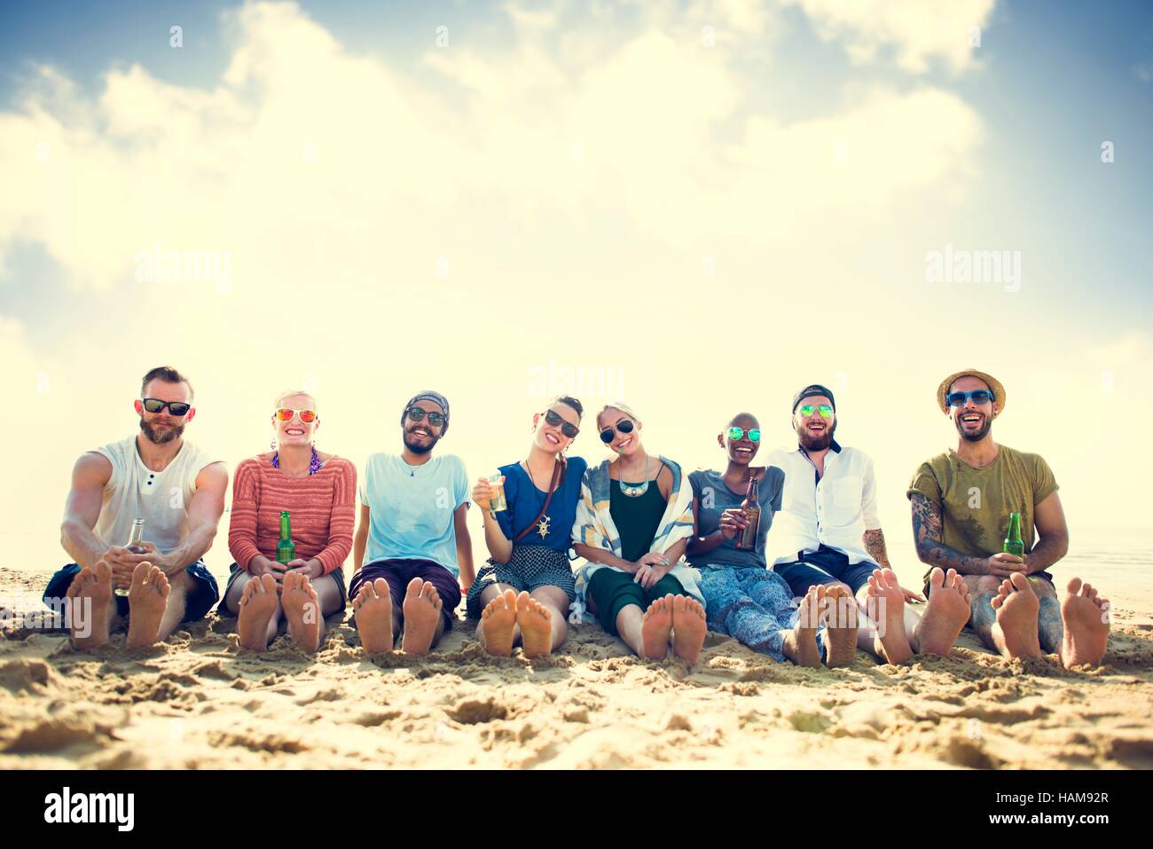 Group Of People Hugging Concept Stock Photo - Alamy