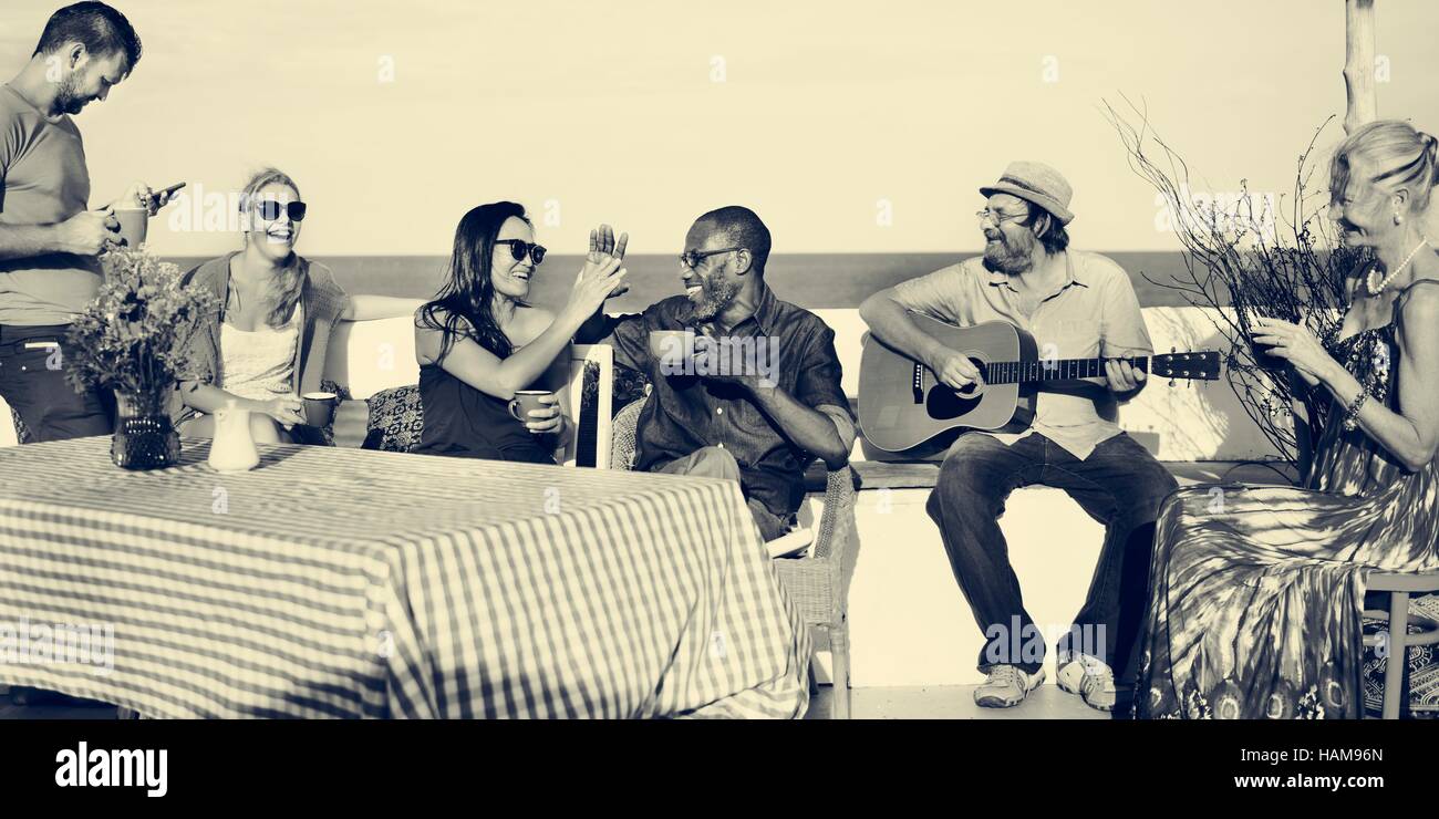 Group Of People Together Concept Stock Photo - Alamy