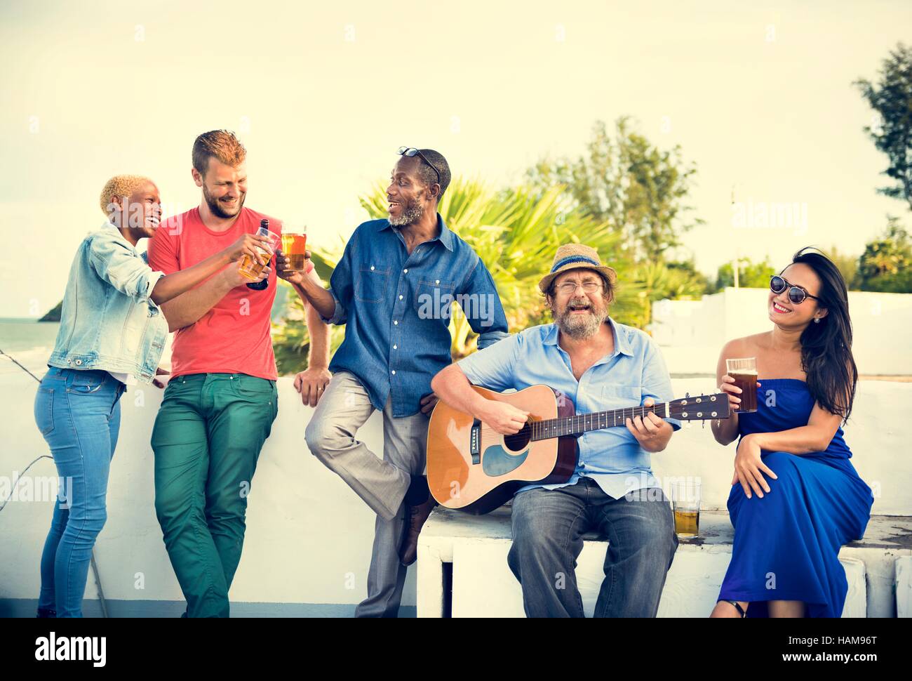 Group Of People Together Concept Stock Photo - Alamy