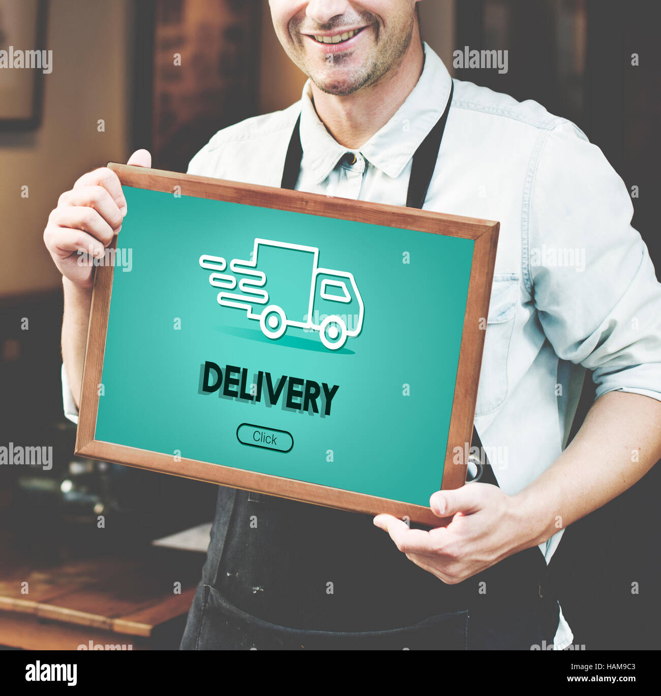 Car delivery truck hi-res stock photography and images - Alamy
