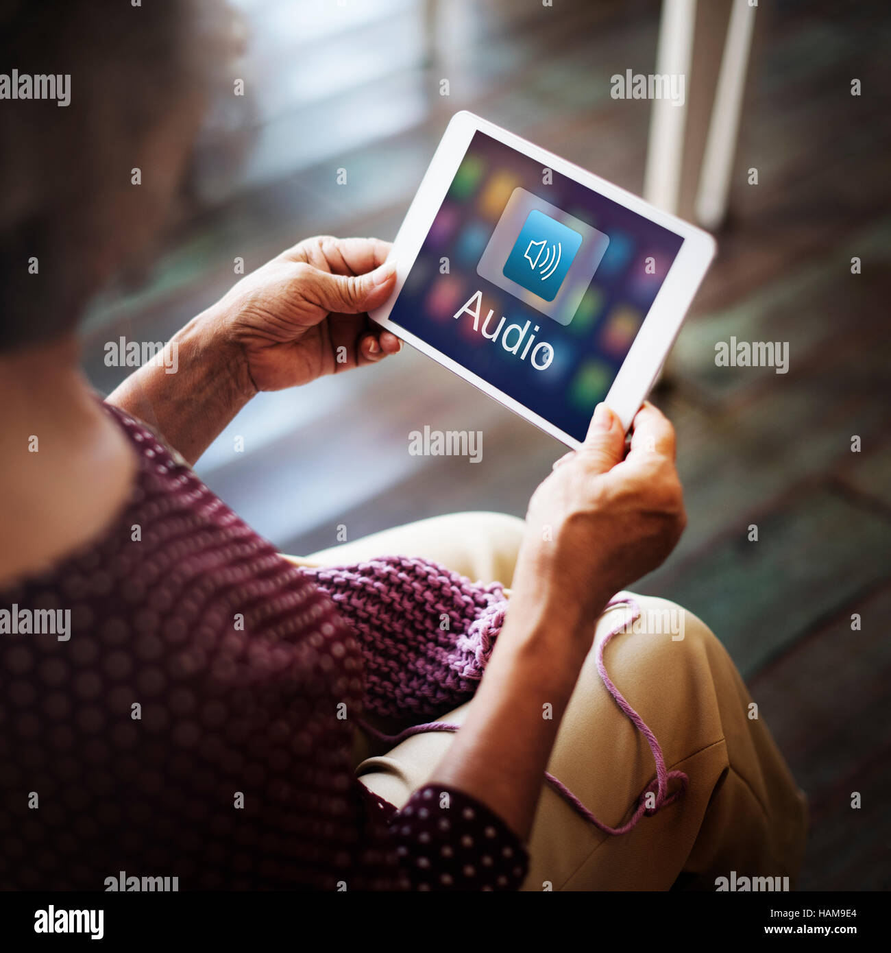 Digital Music Streaming Multimedia Entertainment Online Concept Stock ...