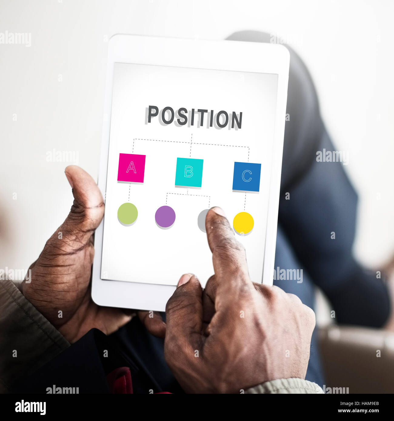 Position Organization Chart Structure Concept Stock Photo - Alamy