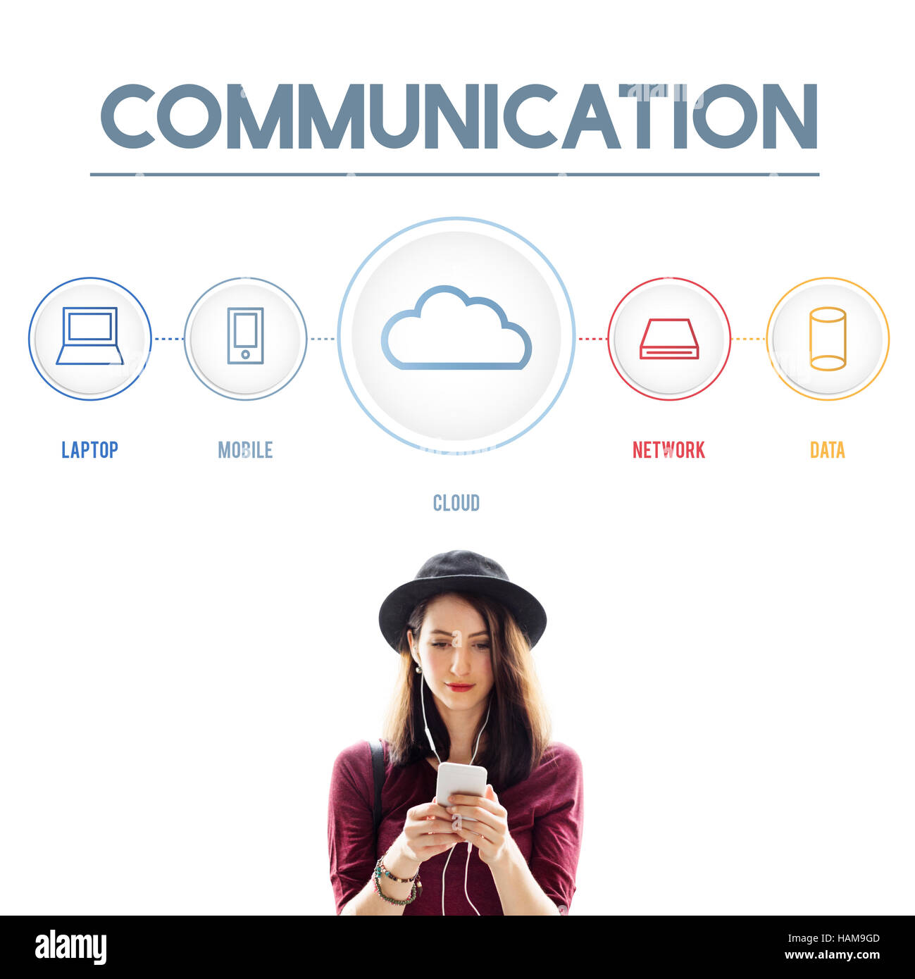 Networking Communication Connection Share Ideas Concept Stock Photo - Alamy