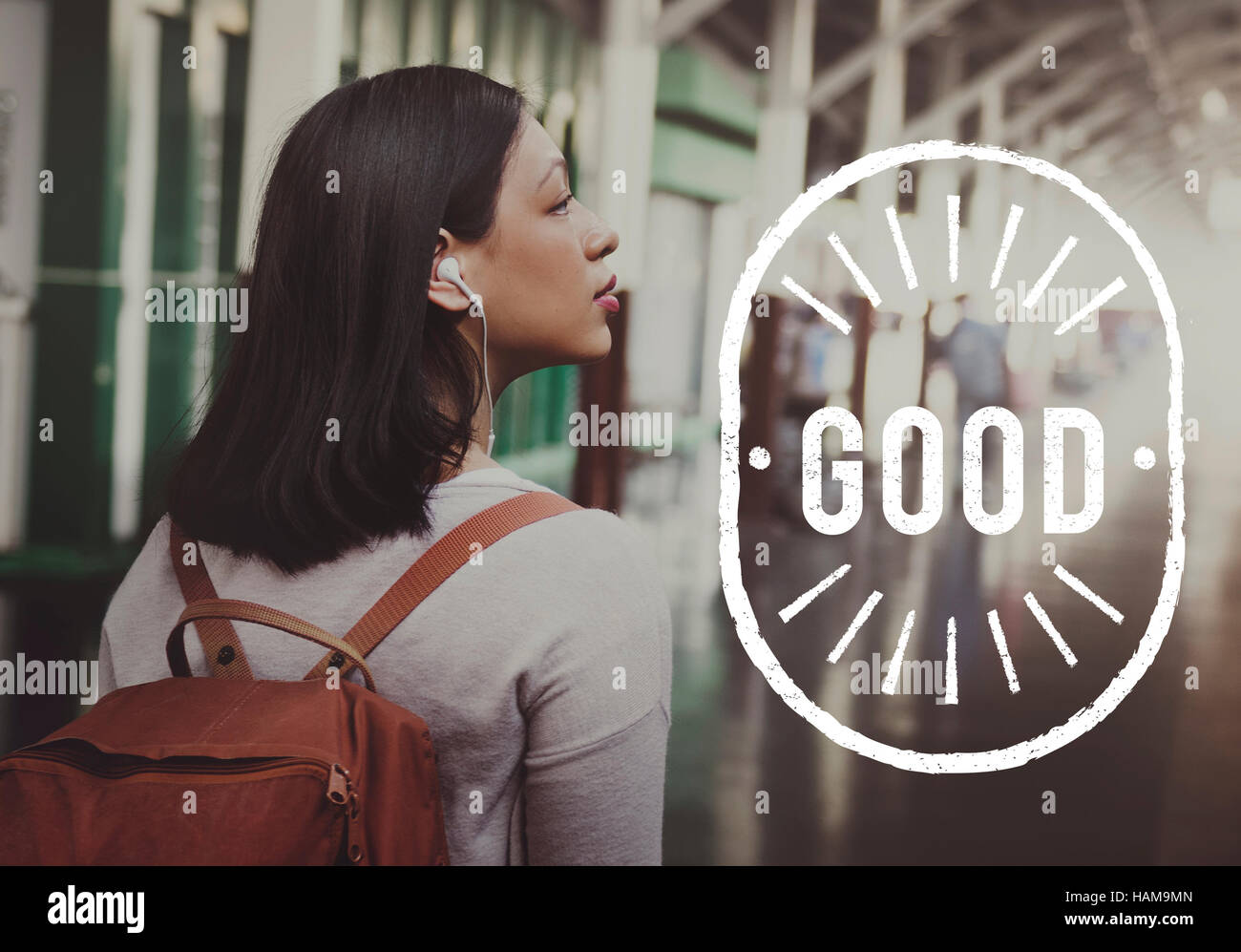 Good Excellent Lucky Satisfying Optimistic Concept Stock Photo - Alamy