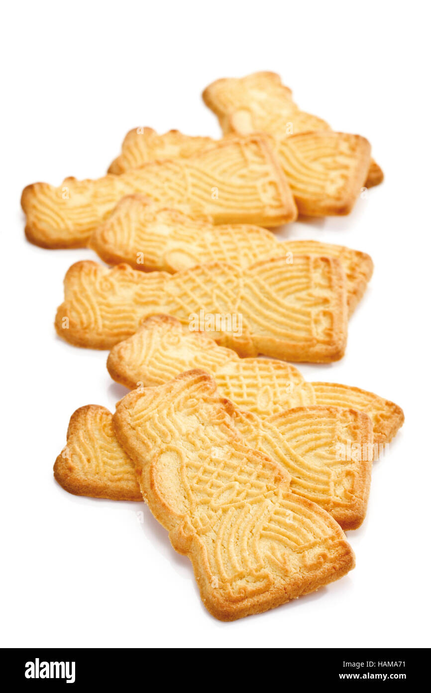 Butter Speculaas shortcrust biscuit Stock Photo - Alamy