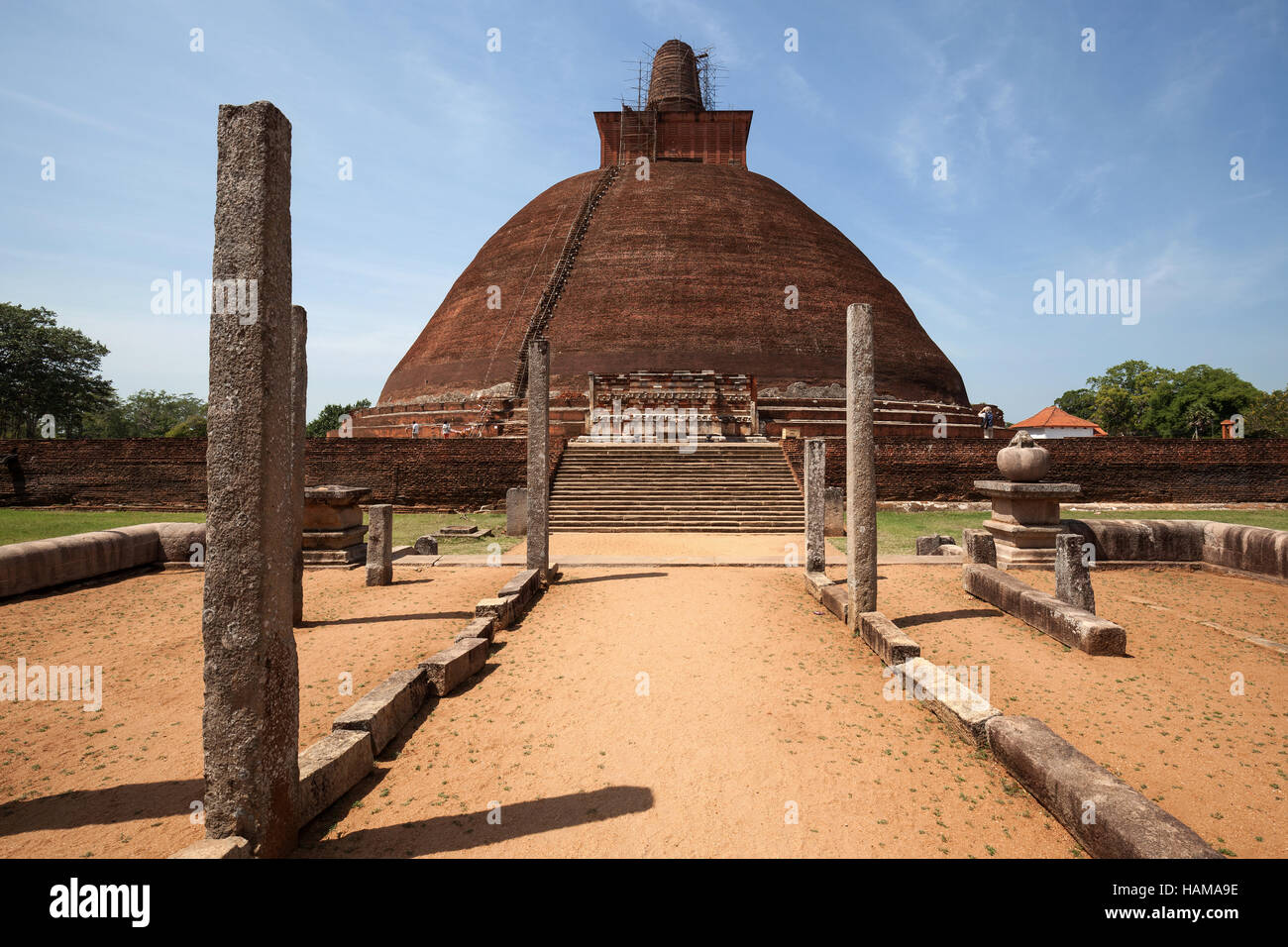 Jetavanaramaya, stupa, Sacred City of Anuradhapura, North Central ...