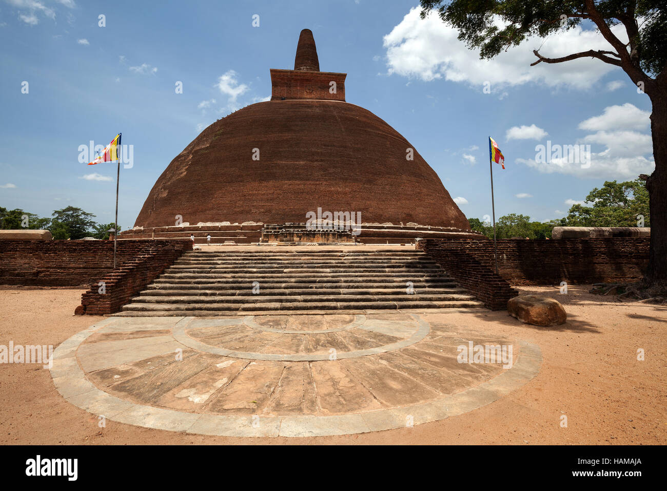 Abhayagiri Dagoba, stupa, Sacred City of Anuradhapura, North Central ...
