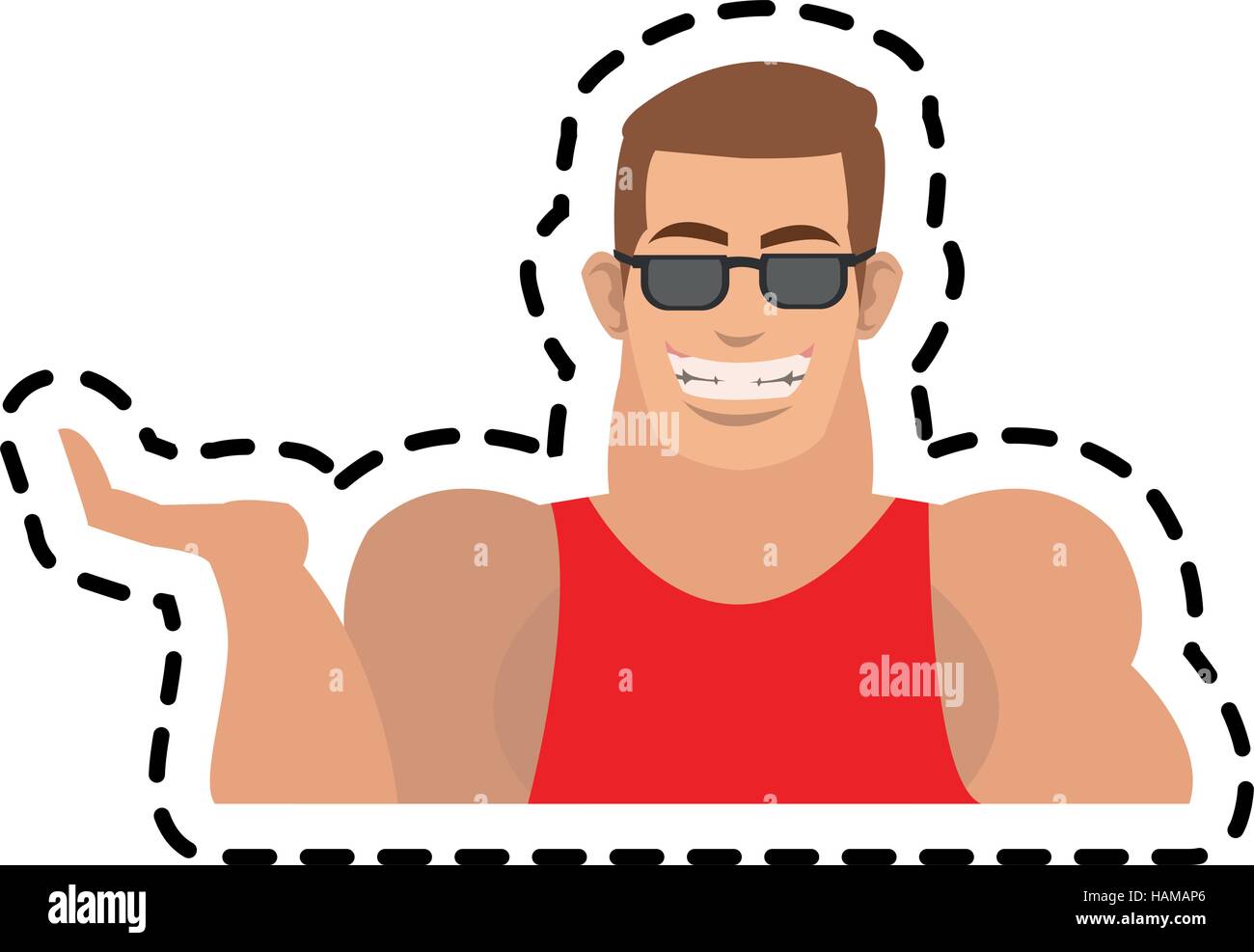 Isolated man cartoon design Stock Vector Image & Art - Alamy