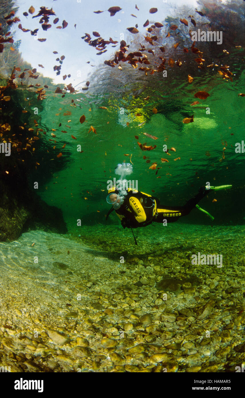 Scuba diving river underwater hi-res stock photography and images - Alamy
